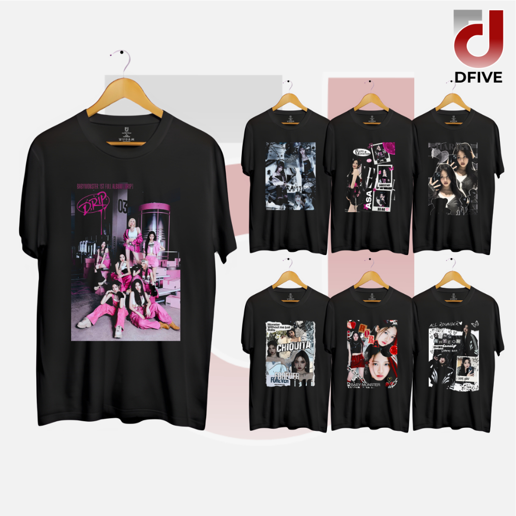 KATUN Baby Monster เสื้อยืด Kpop สไตล์เกาหลีเพลง Distro คุณภาพระดับพรี ...