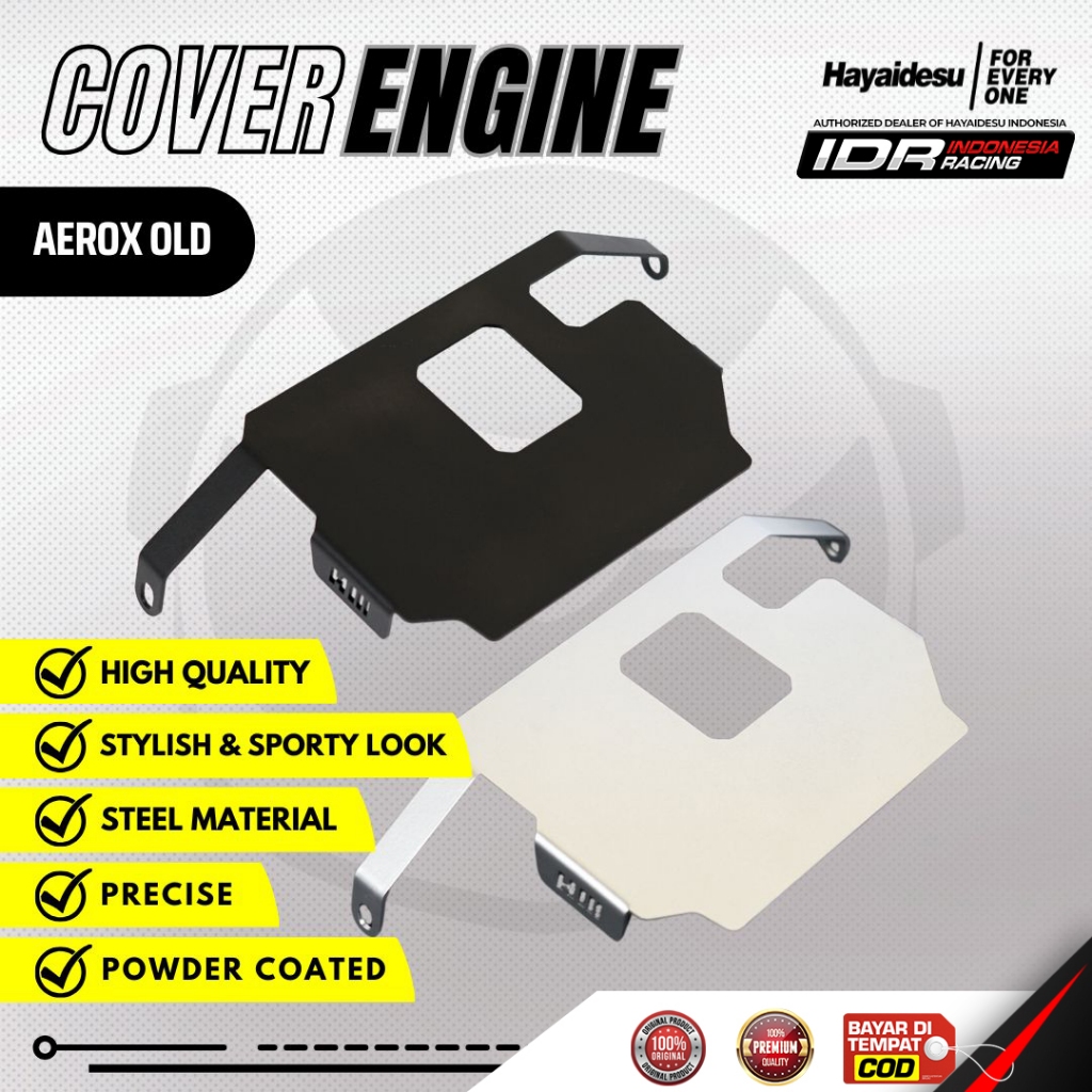 Mesin Hayidesu Yamaha Aerox Old Engine Guard ฝาครอบป้องกันเครื่องยนต์ ...