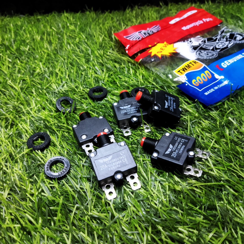 โอเวอร์โหลด 20 CAMPER COM CIRCUIT BREAKER PUSH RESET SWITCH MCB ...