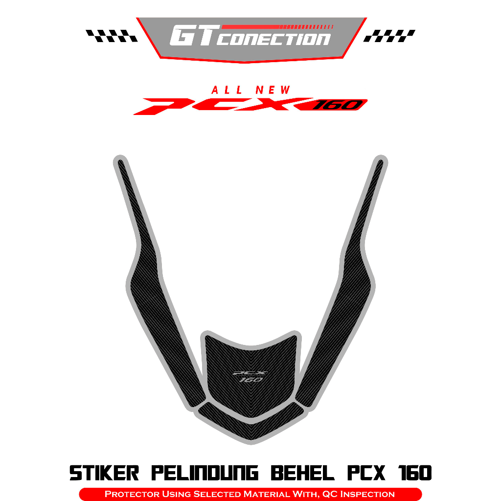 PCX 160 ABS CBS สติ๊กเกอร์จัดฟัน, สติ๊กเกอร์นูนกันรอย, PCX 160 gen 1 ...