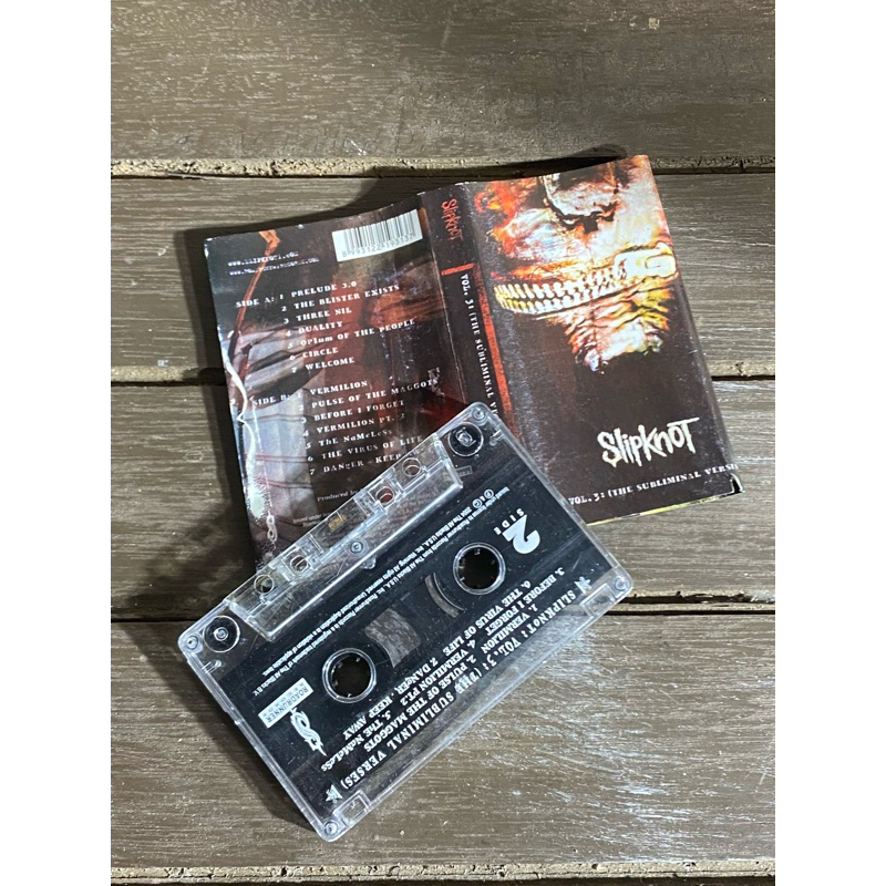 SLIPKNOT RIBBON CASSETTE - Vol.3 | Shopee Thailand