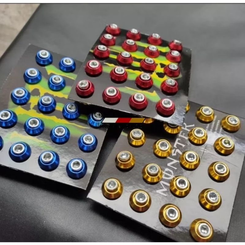 L BOLT (PERPCS) NUMBER PLATE BOLT/KNALPOT COVER BOLT/POSH BOLT ...