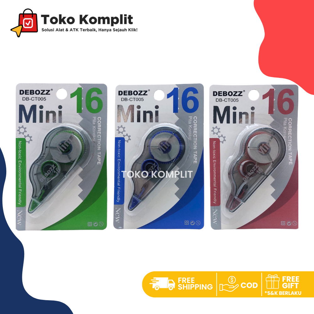 สมบูรณ์ - Tip x เทปแรงเสียดทาน/เทปลบคําผิด Debozz DB-CT005 | Shopee ...