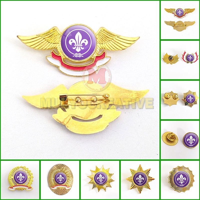 Wosm Scout Pin Scout Wingเข็มกลัดโลโก้ลูกเสือใหม่วัสดุหล่อลูกเสือใหม่ ...