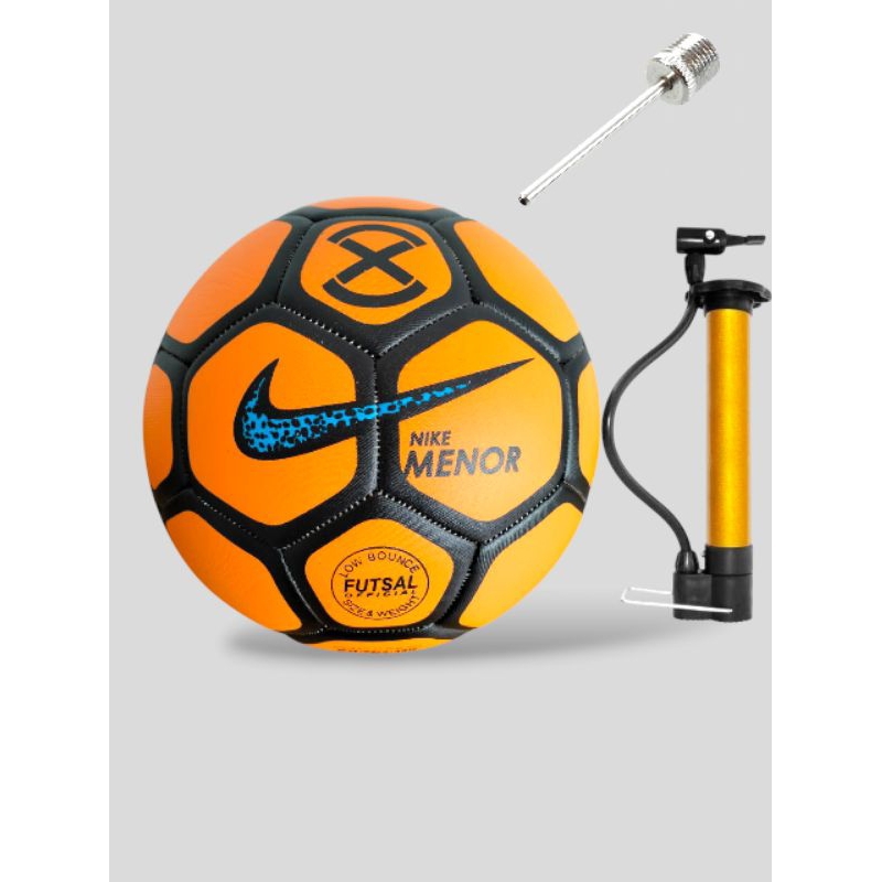 Nike MENOR Futsal Ball Bonus Pump ลูกฟุตซอล เบอร์ 4 ลูกฟุตซอล | Shopee ...