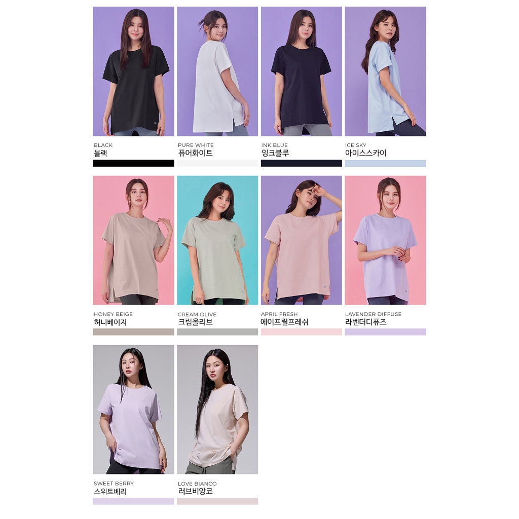STL Korea Fresh Light Box Hip Cover Short Sleeve / เสื้อยืดแขนสั้นขนาด ...
