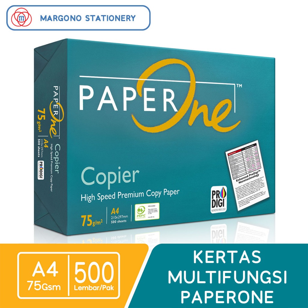 PaperOne Copier HVS A4 / A4S / F4 กระดาษภาพถ่าย 75 แกรม - 500 แผ่น ...