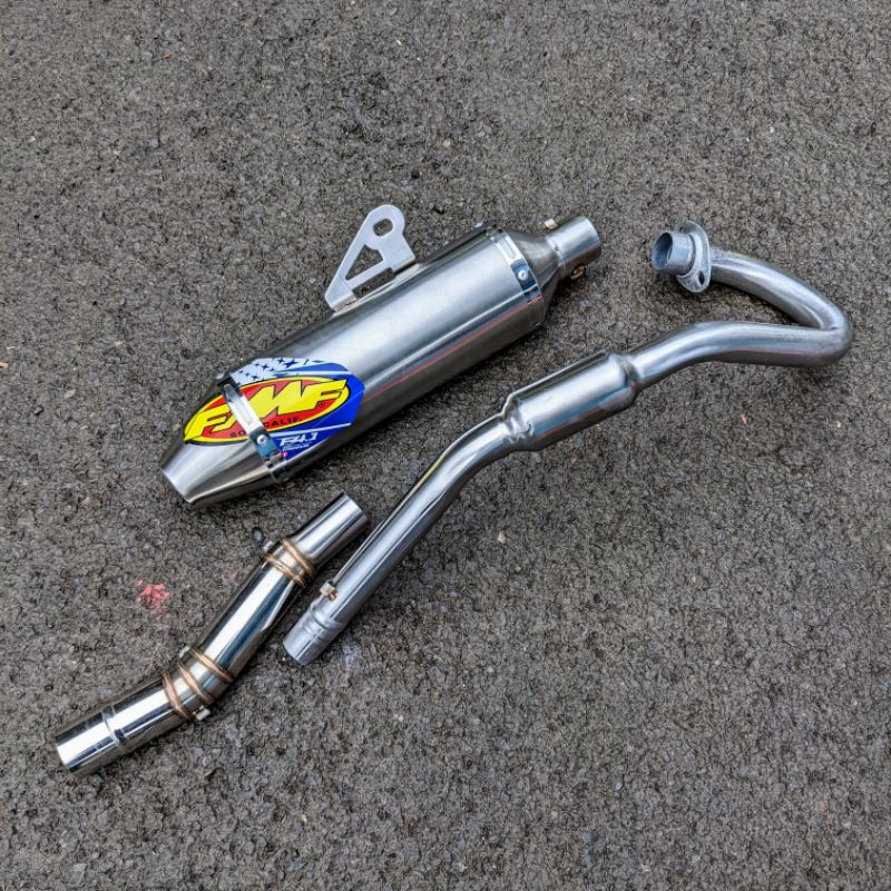 FMF Muffler racing ท่อไอเสีย 38mm So Calif Ksr 110 Ksr 110 pro Msx 125 ...