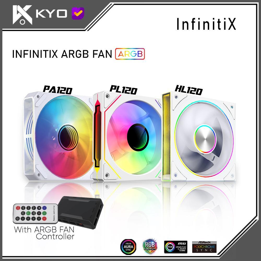 KYO InfinitiX HL120 / PL120 / PA120 Fan ARGB 120mm ARGB Sync InfinitiX ...