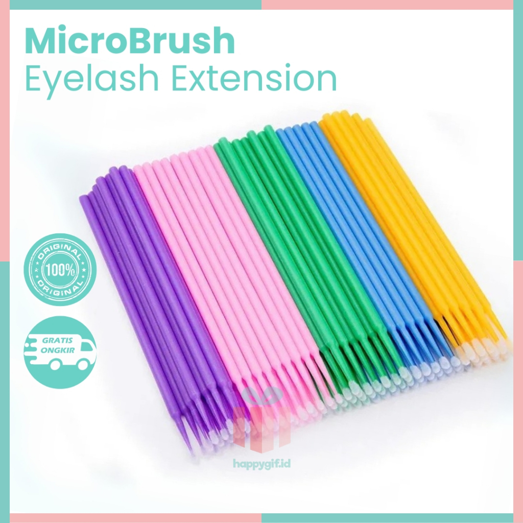 Microbrush Microbuds Eyelash Extension MicroApplicator ทิ้ง Micro Dental Lashlift VP023 | Shopee ...