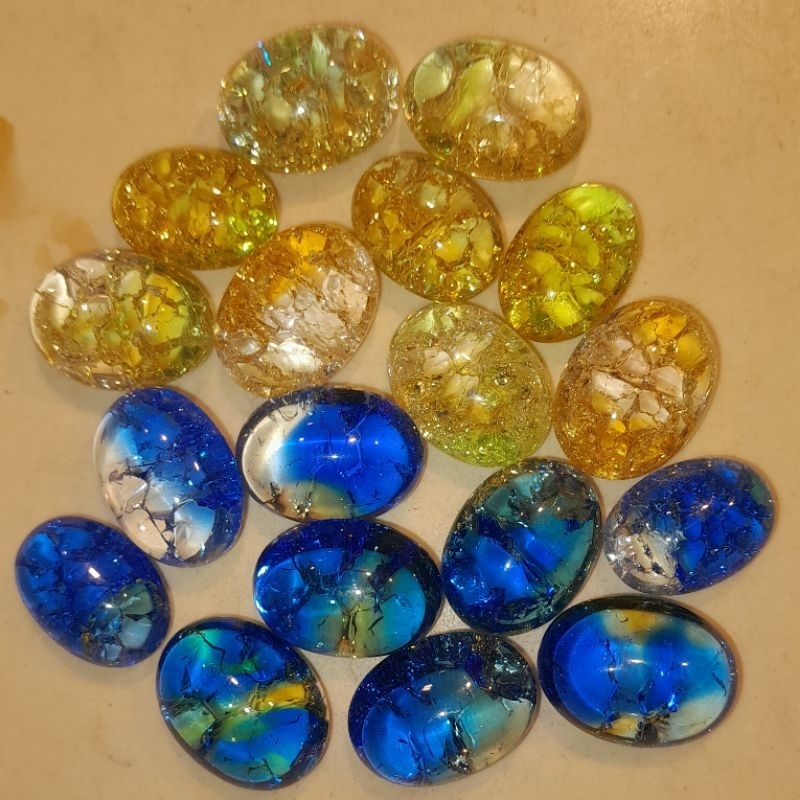 คุณภาพสูง ANTIQUE THOUSAND BROKEN OBSIDIAN STONE DIM 18 MM | Shopee ...