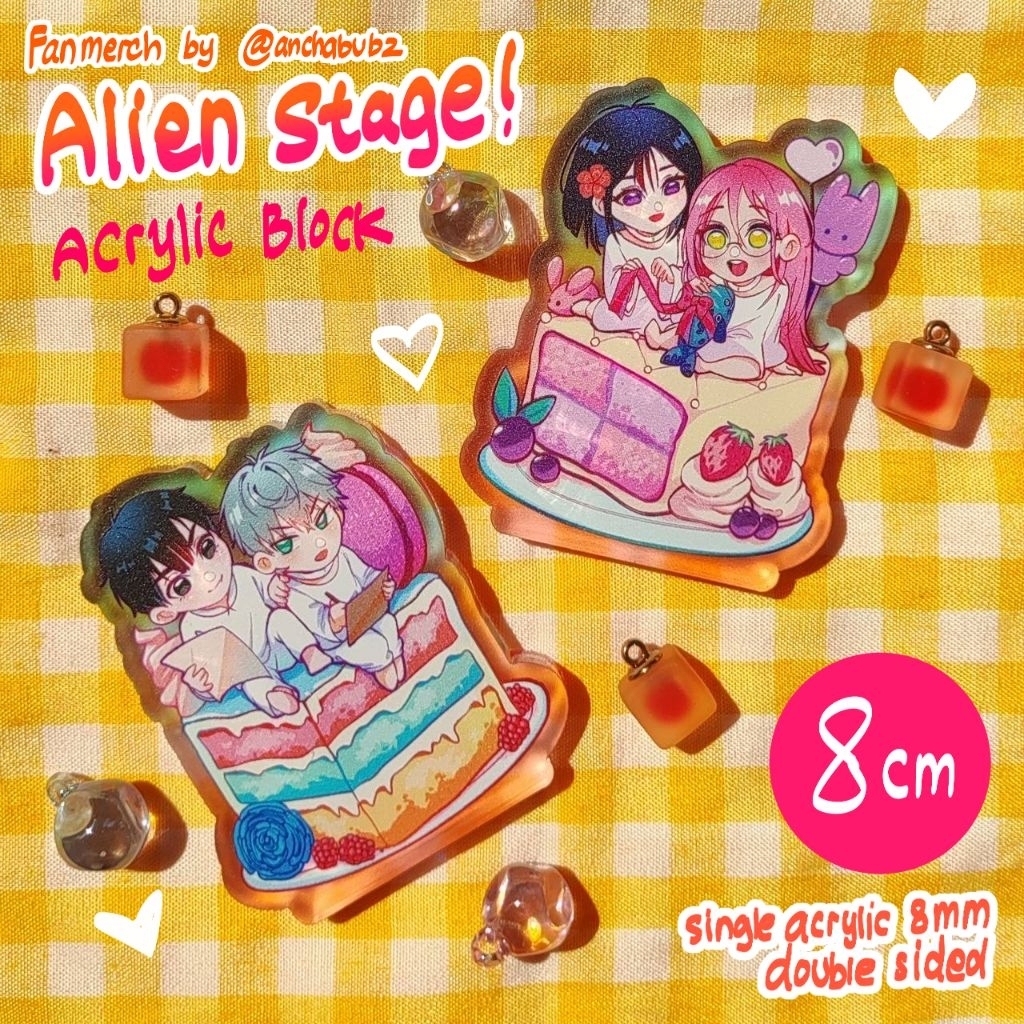 ACRYLIC BLOCK ALIEN STAGE ALNST (มิซั่ว, อิวาติล) หนา 8 ซม. 8 มม. ...