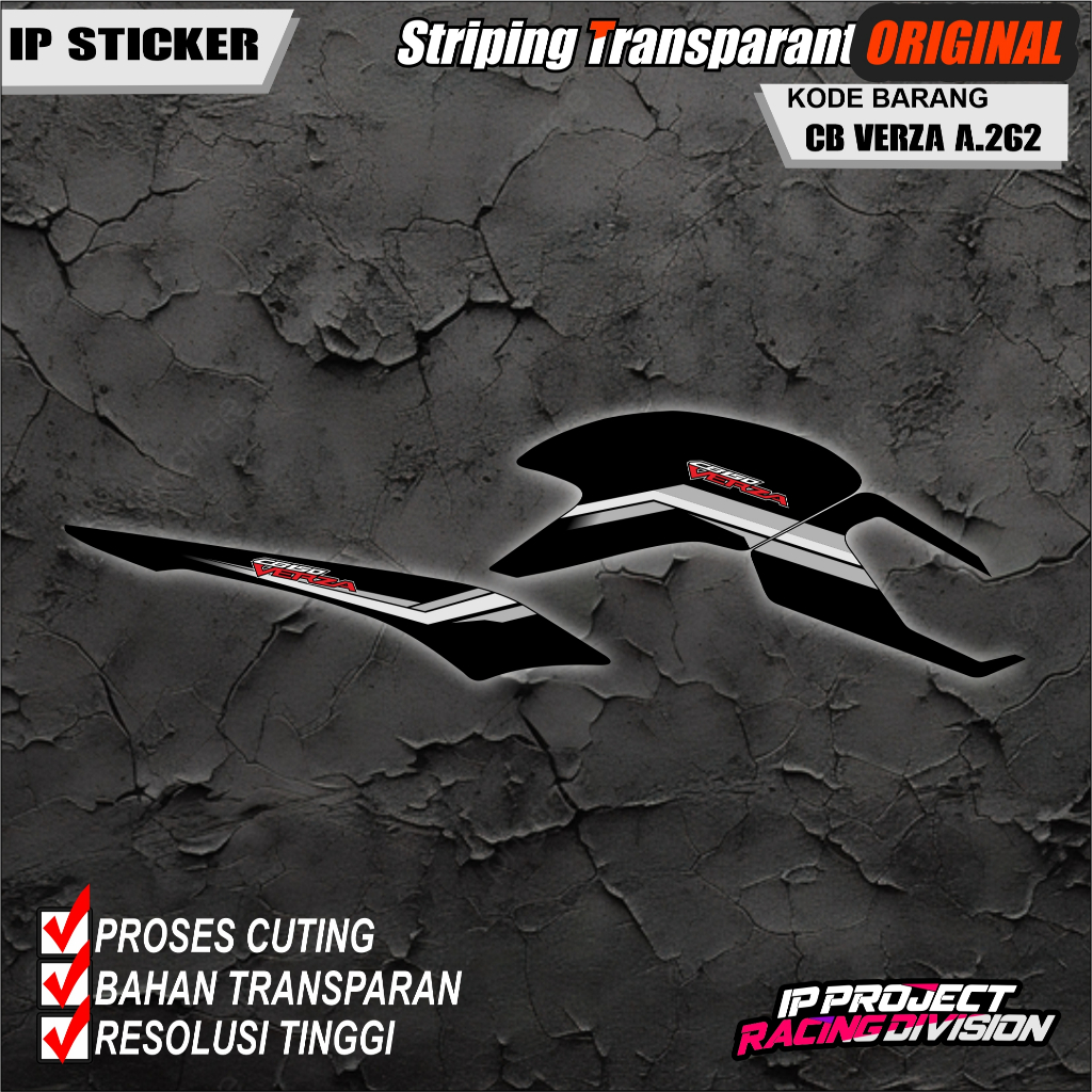 แถบต้นฉบับสําหรับ HONDA CB VERZA MOTORCYCLE DESIGN RACING HOLOGRAM และแนวโน้มรหัส A.262 | Shopee ...