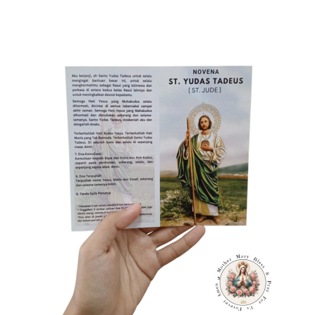 แผ่น Novena St.Yudas Tadeus | แผ่นสวดมนต์คาทอลิก | Shopee Thailand