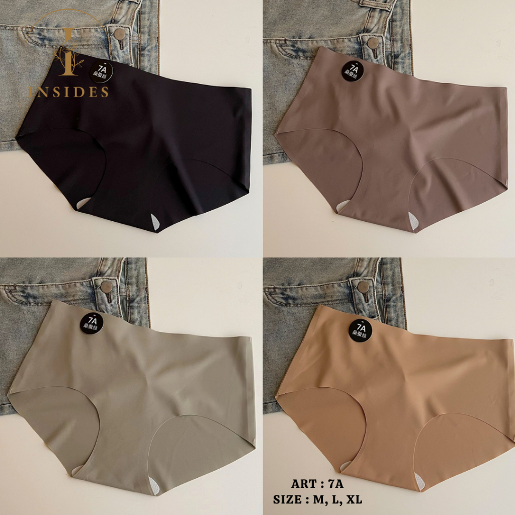 (12PCS) กางเกงชั้นในสตรีคุณภาพพรีเมี่ยม CD Seamless Smooth ไม่มีตะเข็บ ...