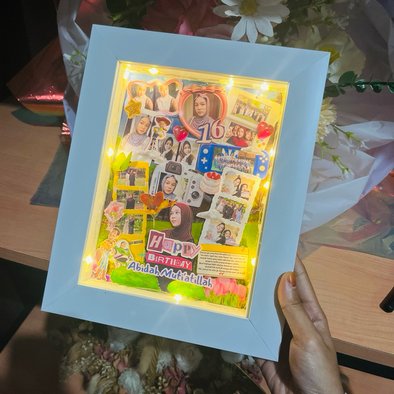Scrapframe 3D pop up frame ของขวัญวันเกิดรับปริญญา | Shopee Thailand