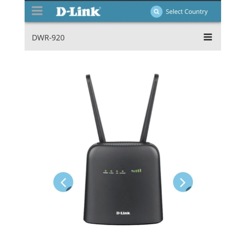HOME ROUTER MODEM D-LINK DWR-920 4G LTE UNLOCK ALL OPERATOR | Shopee ...