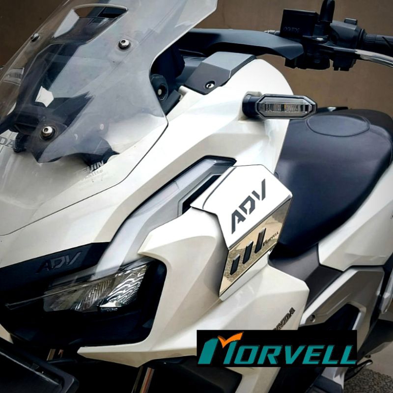Honda adv 150 160 การไหลของอากาศด้านข้าง - ช่องใส่ของแก้ม aero winglet ...
