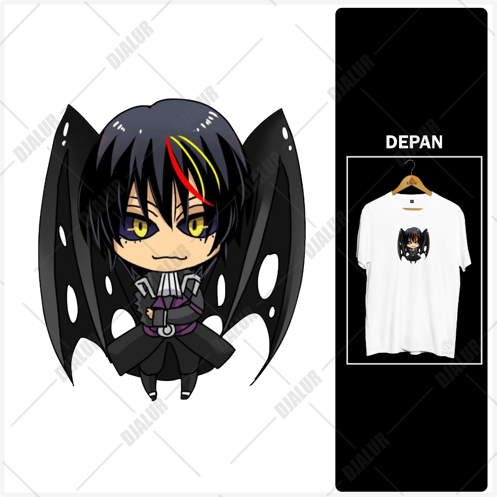 Diablo Rimuru Tempest Tensei Shitara Slime Datta Ken เสื้อยืดอะนิเมะ ...