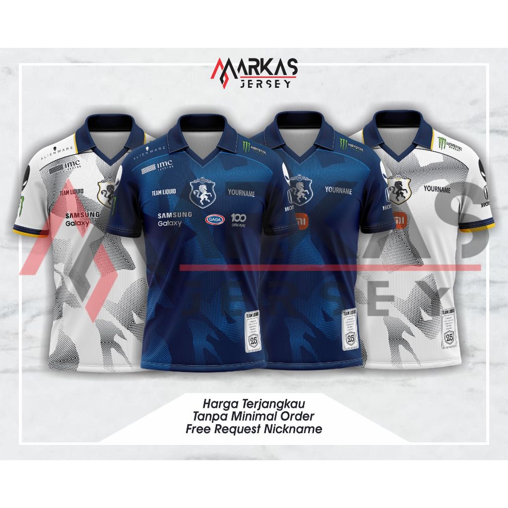 ใหม่ล่าสุดทีม JERSEY LIQUID ESPORTS LIQUID AURA LIQUID ECHO เสื้อยืด ...
