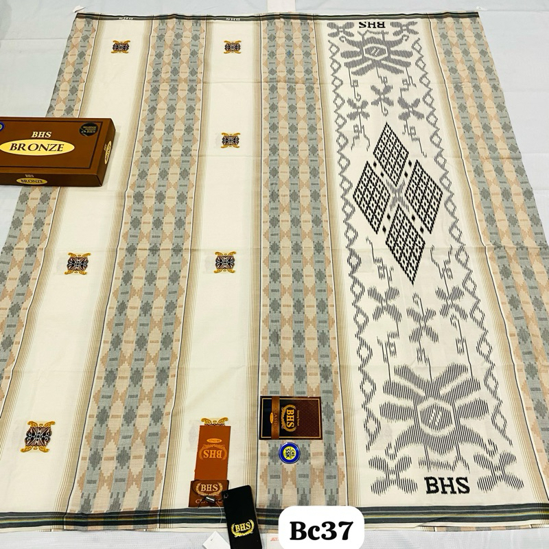 BHS Classic Bronze Sarong ชนิด SONGKET ลายนูน SSA, SSB, SSF | Shopee ...