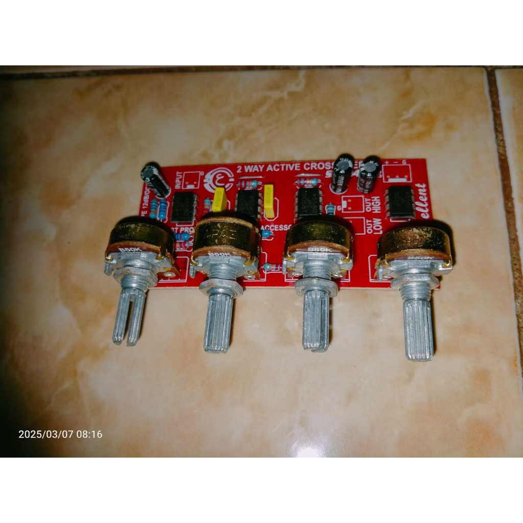 Active Crossover Kit ส่วนประกอบที่ดี 2 ทาง NAN POOL เต็ม mkm | Shopee ...