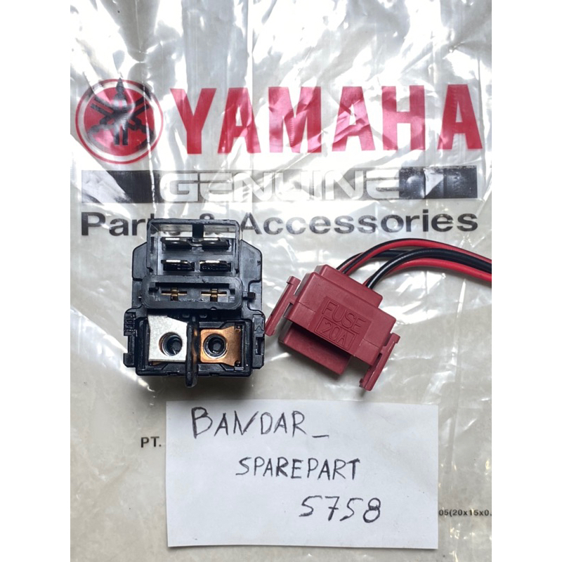 รีเลย์สตาร์ท Bendik yamaha + เต้ารับ R25 MT 25 Xmax-yzf R25 Byson Fl ...