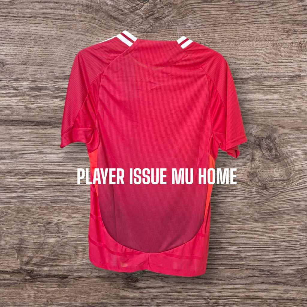 (ชื่อฟรี) Player CLOTH ISSUE MEN.U HOME JERSEY FOOTBALLES 2024/2025 ...