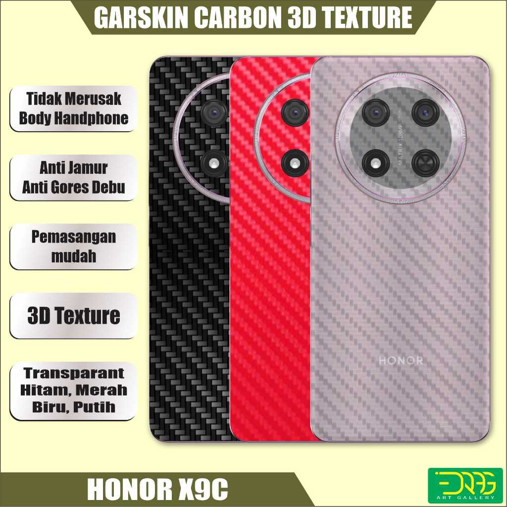 HONOR X9c Bakc Skin Anti-Scratch Carbon Garskin Sticker Anti-Fungus ...
