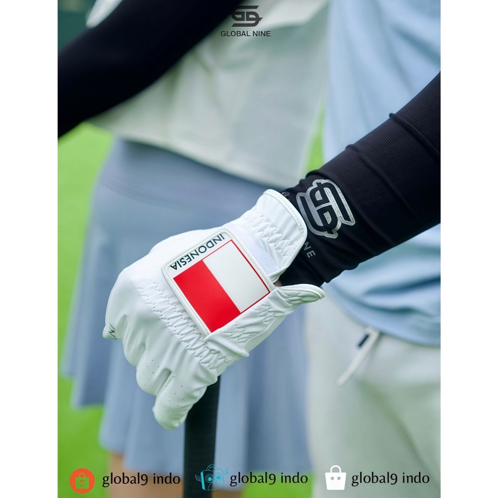 Globalnine GOLF GLOVES CT INDONESIA DESIGN - ถุงมือกอล์ฟผู้ชาย / ผู้หญิง FULL SYNTHETIC/ANTI ...