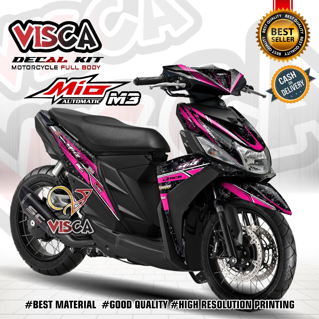 Mio M3 125 Full Body Decal Mio M3 125 Full Body Striping Mio M3 Mitif ...