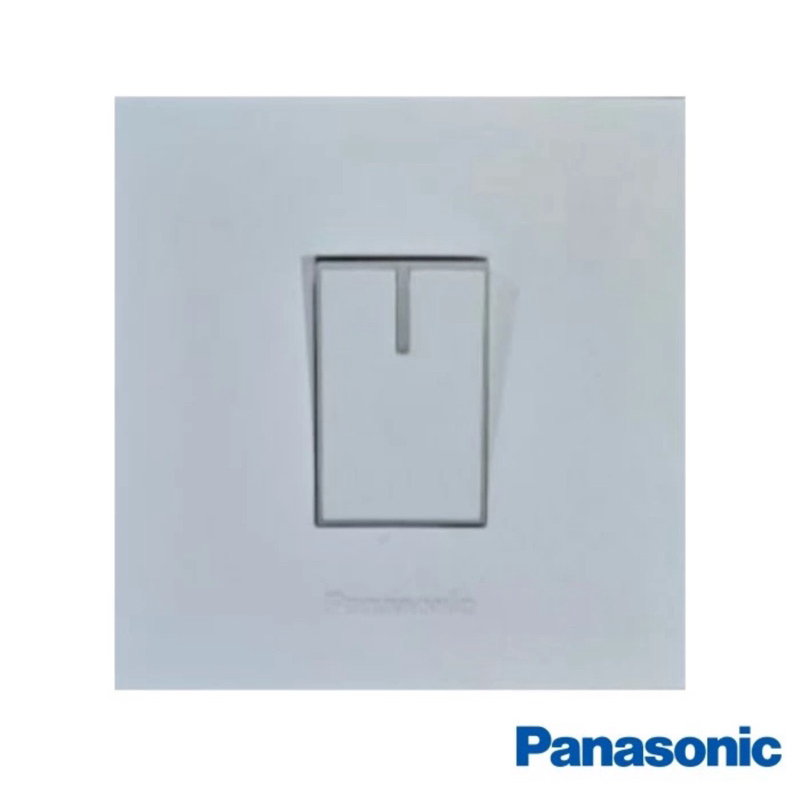 Putih Panasonic สวิตช์ข้อเท้าเดี่ยว 1G 1Way สไตล์สีขาว WESJ78019 ...