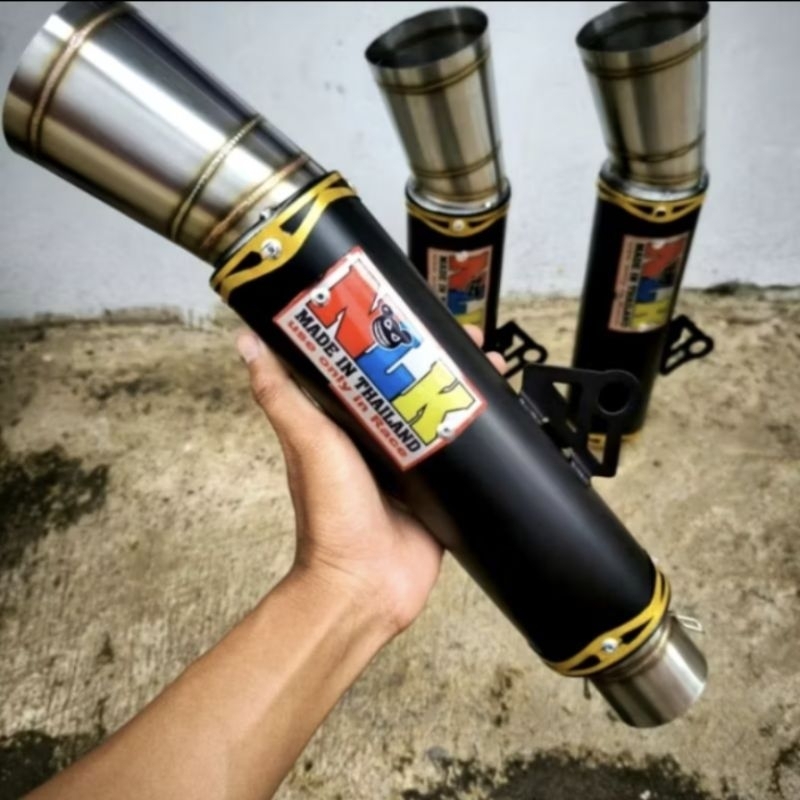 ท่อไอเสีย exzos NIk Exhaust Conical open spec Canister เท่านั้น 51 mm ...