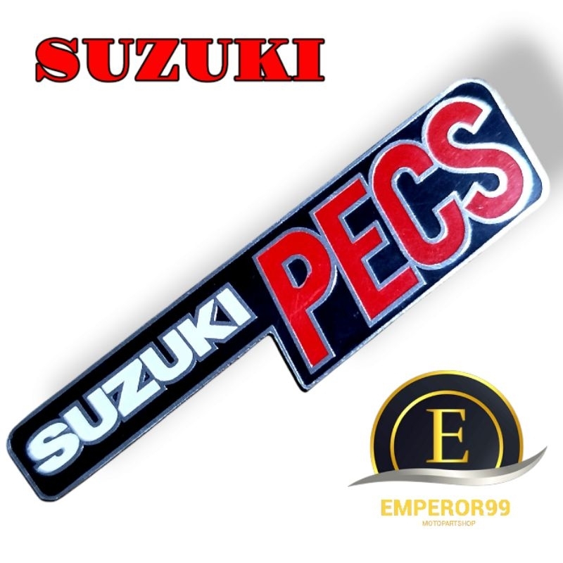 สติ๊กเกอร์สแตนเลส EMBLEM SUZUKI PECS COVER LID GIR CRYSTAL TORNADO ...