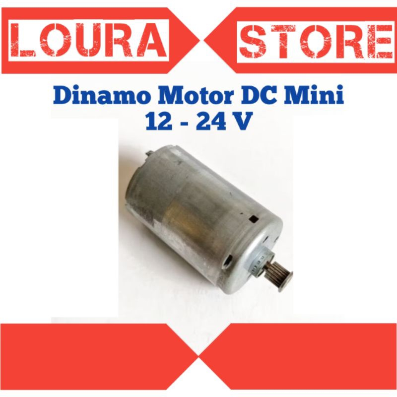 เครื่องกําเนิดไฟฟ้าขนาดเล็ก DC Motor Dynamo 12 - 24 V. เครื่องพิมพ์ DC ...