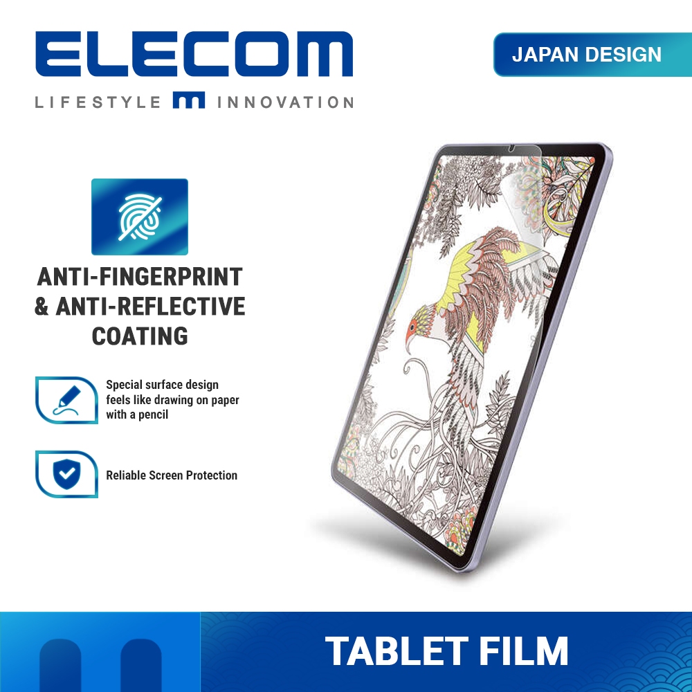 ELECOM iPad Kent Paper Screen Protector Air / Pro / Mini 6th Gen / 8.3 นิ้ว / 11 นิ้ว / 12.9 ...