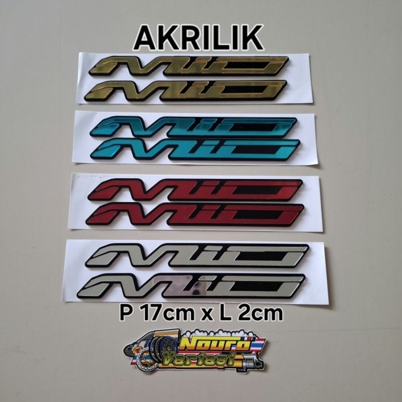 คุณภาพนูนใหม่ Mio Emblem อะคริลิค | Shopee Thailand