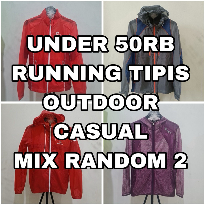 ภายใต้ 50RB | RANDOM MIX CASUAL OUTDOOR THIN RUNNING JACKET 2 | Shopee ...