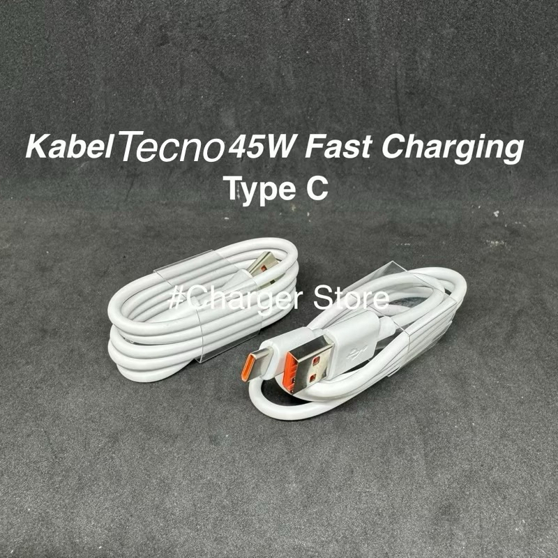 HP 100% Original 45W Tecno Type C Data Cable รองรับ Super Fast Charging เหมาะสําหรับโทรศัพท์ ...
