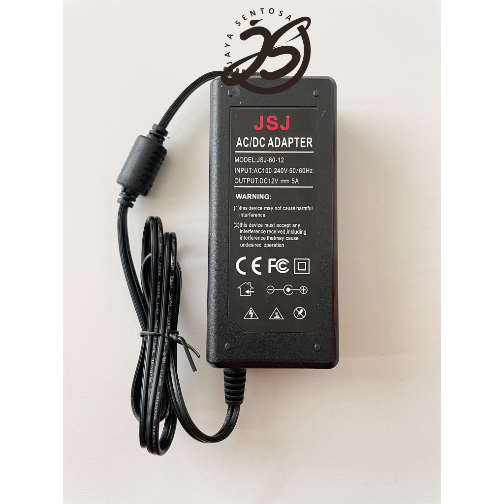อะแดปเตอร์ DC12V 5A POWER SUPPLY 12V 5 CAMPERE DC 12 V 5A อะแดปเตอร์ DC 12V 5A ups | Shopee Thailand
