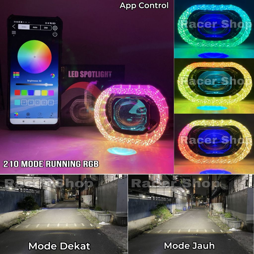 Bild Matrix X1 3 นิ้ว Shourd อะคริลิค APP โปรเจคเตอร์ Projie Bilded ...