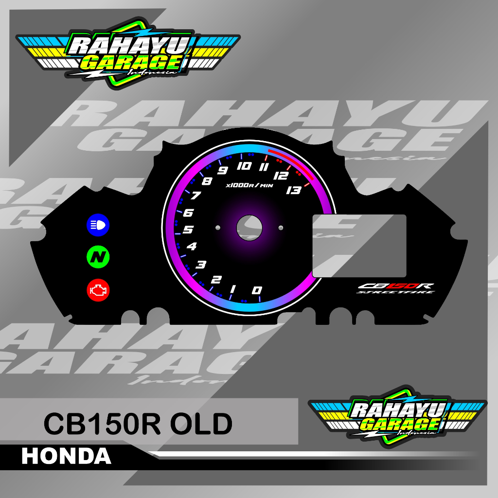 Honda cb150r บอร์ด SPEEDOMETER CUSTOM เก่า honda cb150r แผง SPEEDOMETER ...