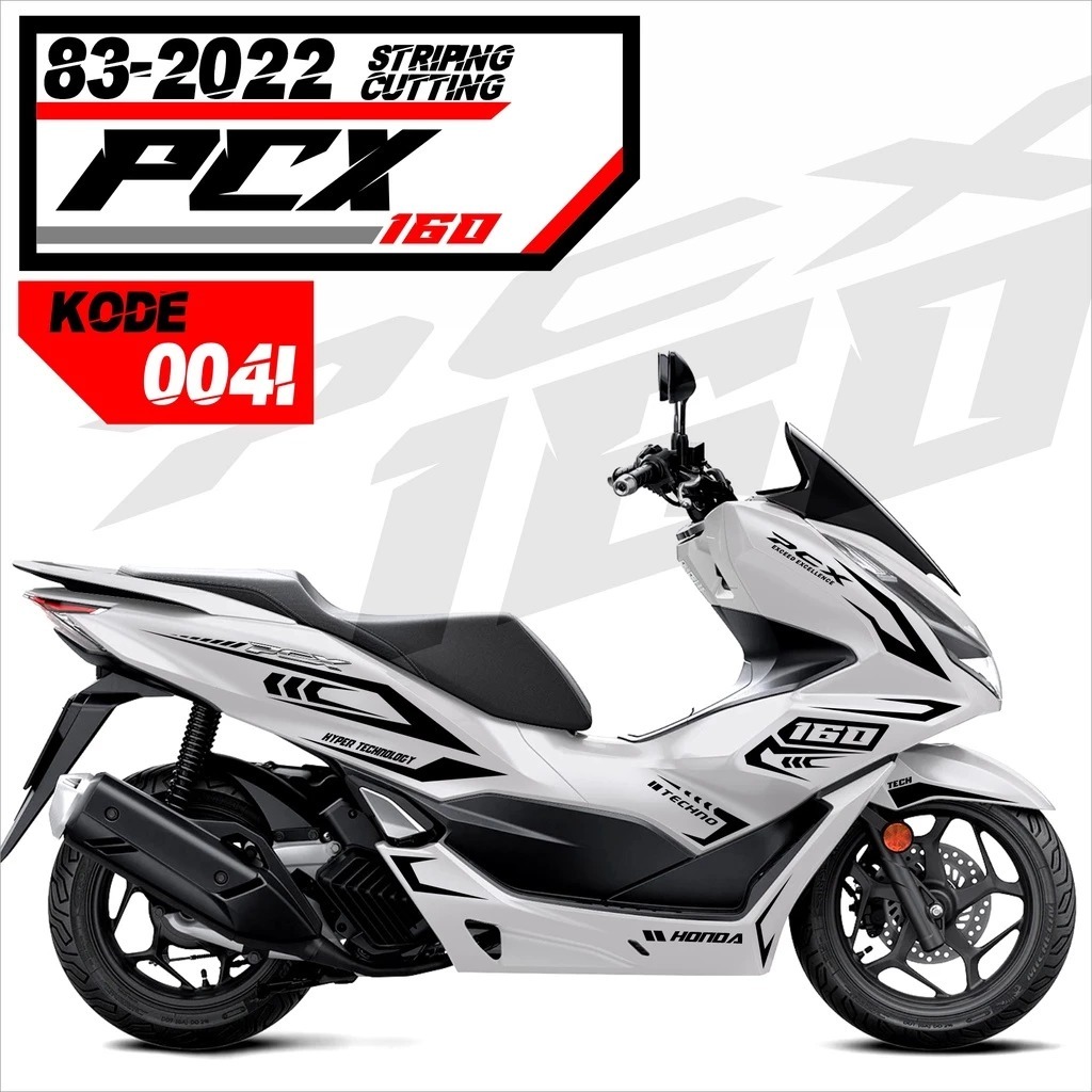 Pcx 160 V5 Body Trim Striping 2022 ถึง 2024 Pcx Body Sticker Set ขวา ...
