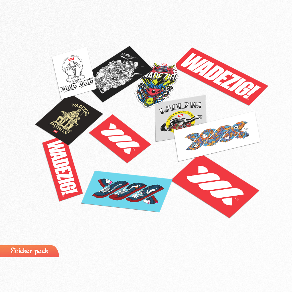 สติ๊กเกอร์ไดสโตร ยี่ห้อ Wadezig / Sticker Pack | Shopee Thailand