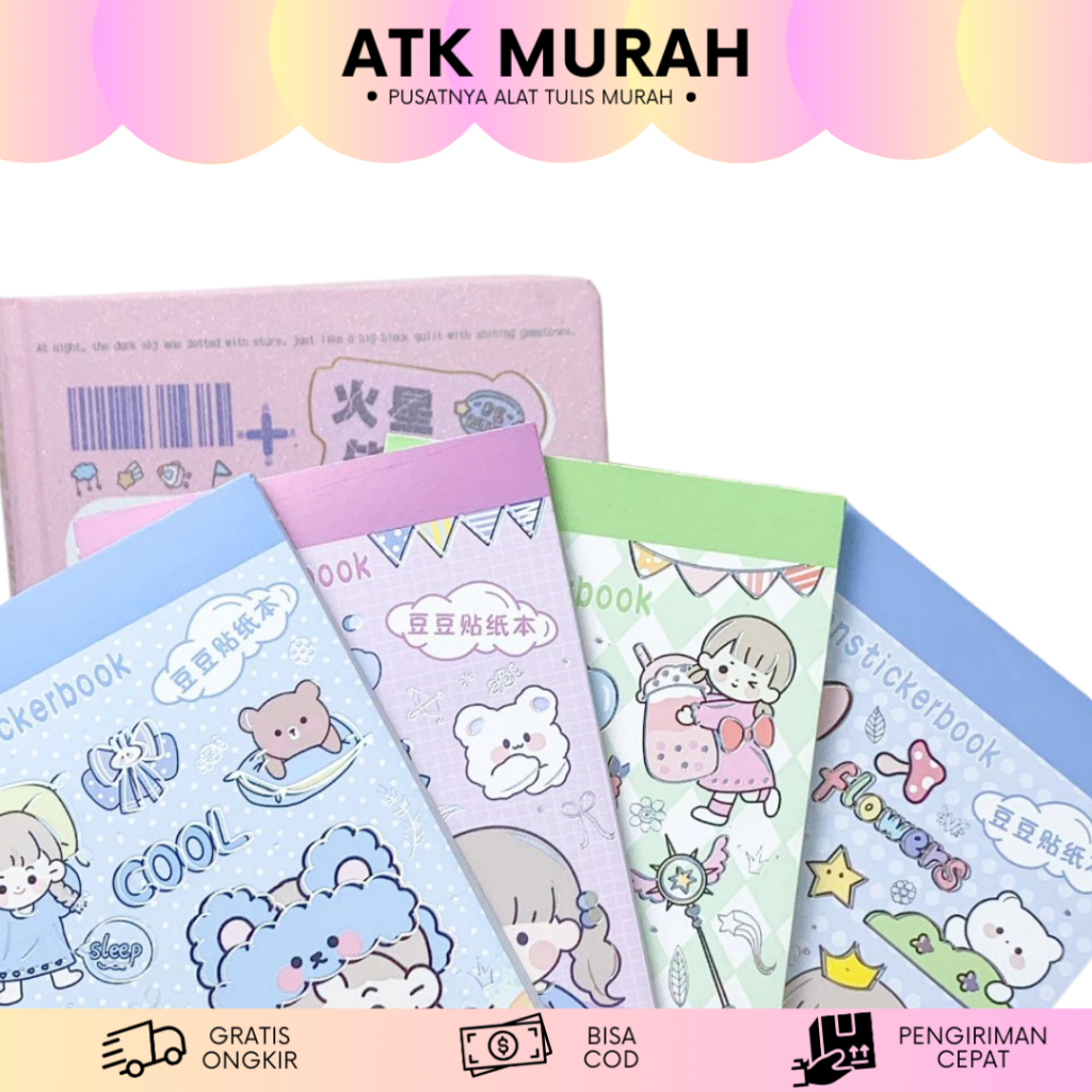 KL-CF STICKER BOOK ขนาด A5 SOUVERNIR สติ๊กเกอร์สามารถ | Shopee Thailand