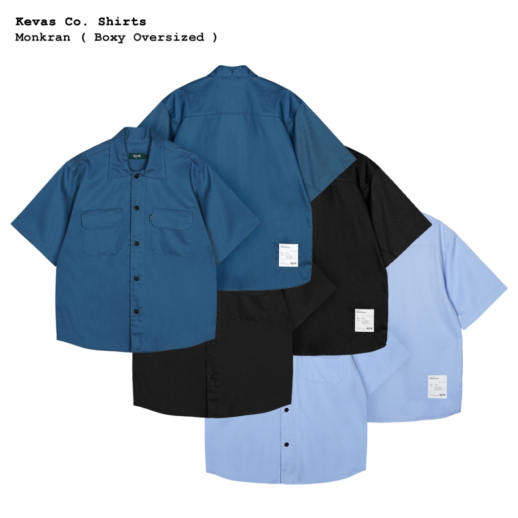 Kevas Monkran Boxy เสื้อโอเวอร์ไซส์ | Shopee Thailand