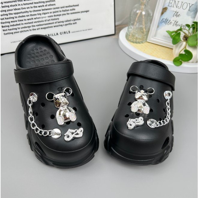 รองเท้าแตะผู้หญิงอินเทรนด์ 2025 Frog Heels 6.5cm - สามารถ Mix Match ...