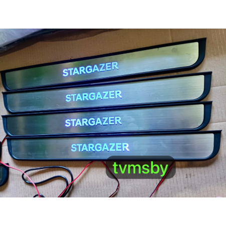 Hyundai Stargazer LED สแตนเลสด้านข้าง Scuff Plate | Shopee Thailand