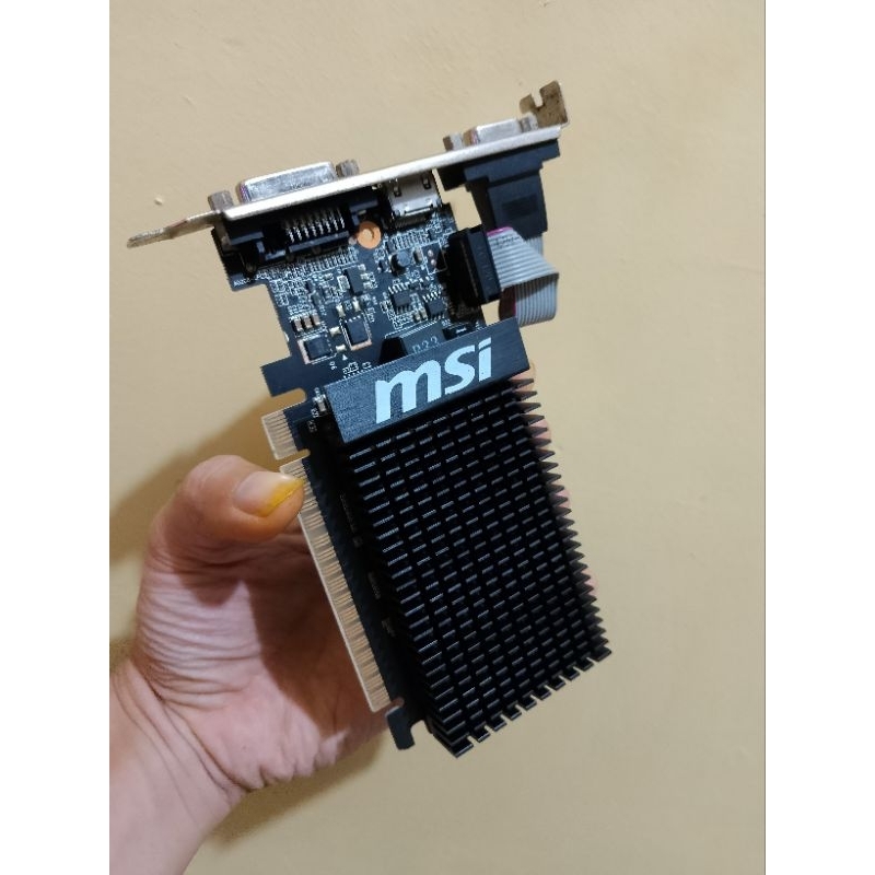 MESIN Vga nvidia gt 710 2gb ddr3 ยี่ห้อ Msi ยังคงปิดผนึกโรงงานเครื่อง ...
