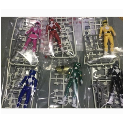 BANDAI SHODO MIGHTY MORPHIN POWER RANGERS MMPR ZYURANGER SHO-DO SET 6 ...